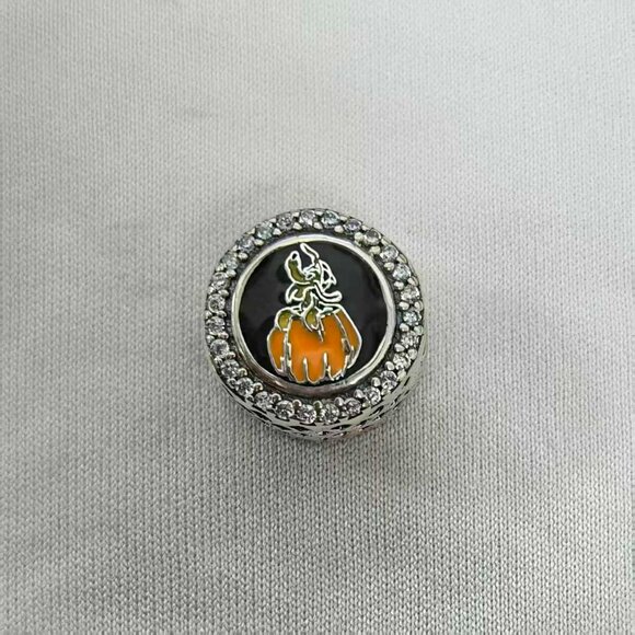 Pandora | Jewelry | Pandora Pluto Pumpkin Boo Button Halloween 224 ...
